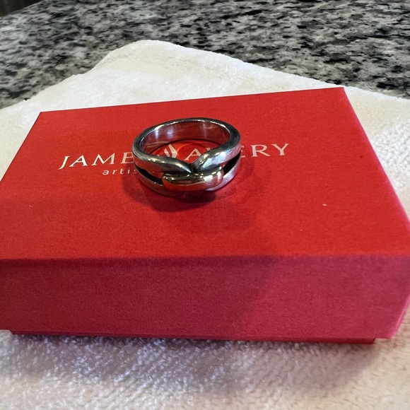 James Avery | Jewelry | James Avery Retired Ring With Gold Tie | Poshmark
